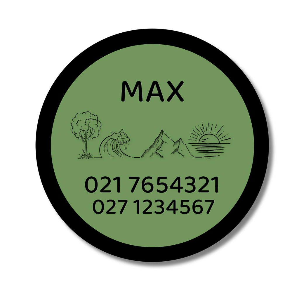 Slide-ON Dog ID Tag - Max | Arctic Sammy