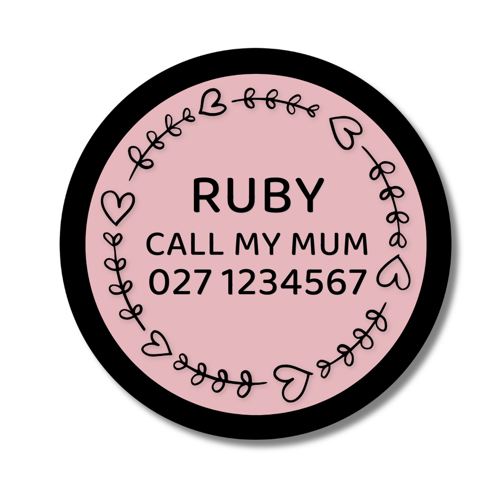 Slide-ON Dog ID Tag - Ruby | Arctic Sammy